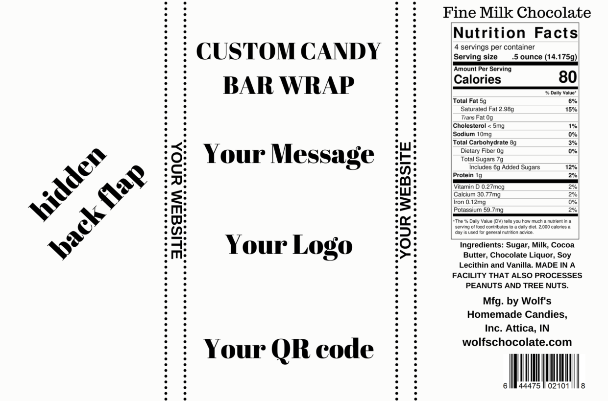 Custom Labeled Chocolate Bars
